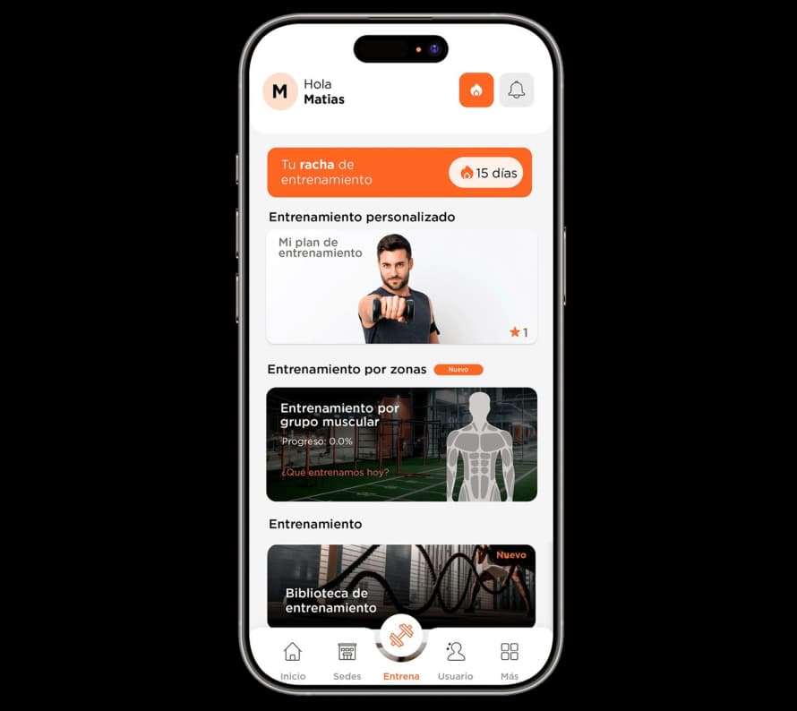 Descarga la App Bodytech